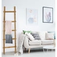 Screen Gems 5 Step Decorative Wooden Ladder Brown - Walmart.com
