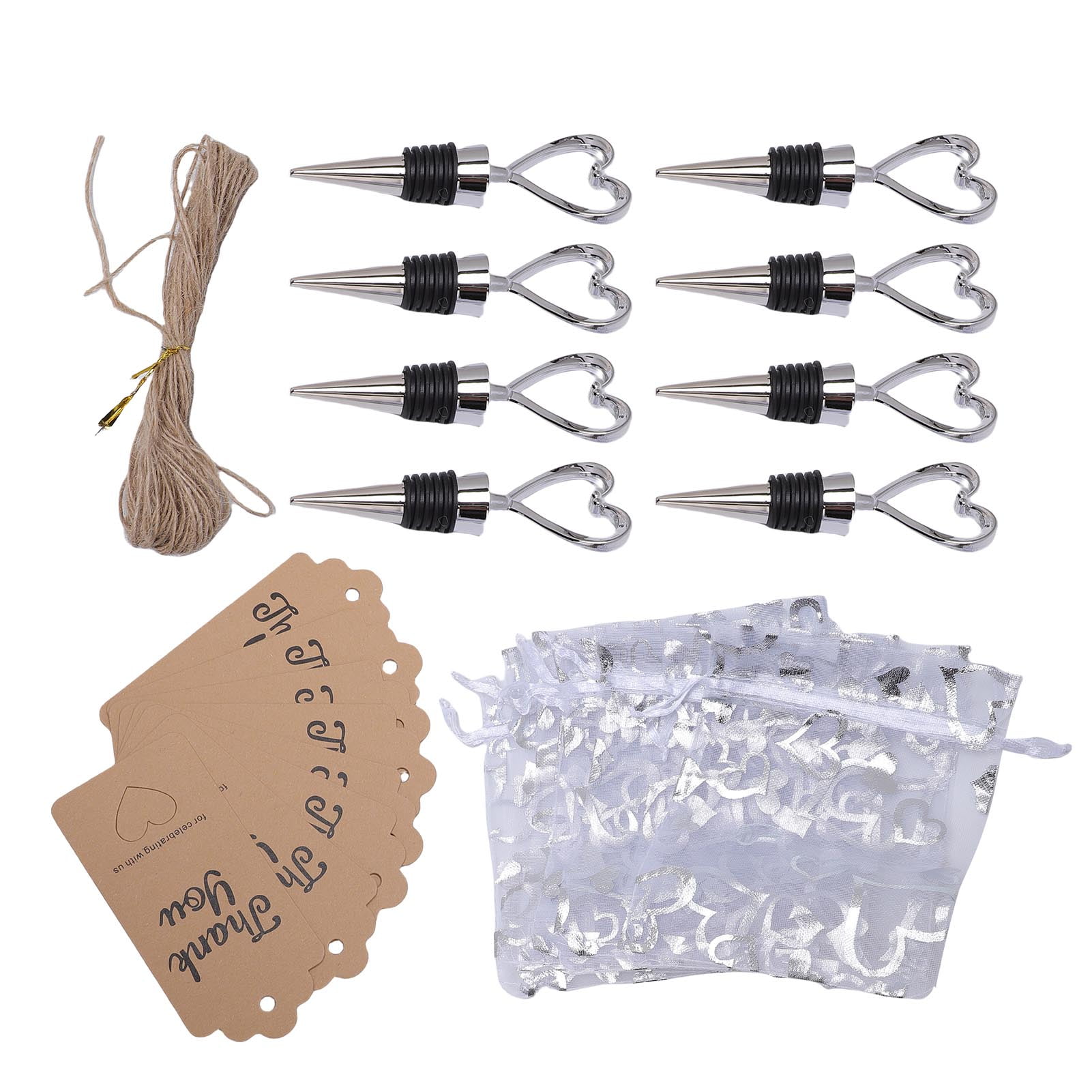 Click here for Estink Wine Stopper Set  8pcs No Deformation Heart... prices