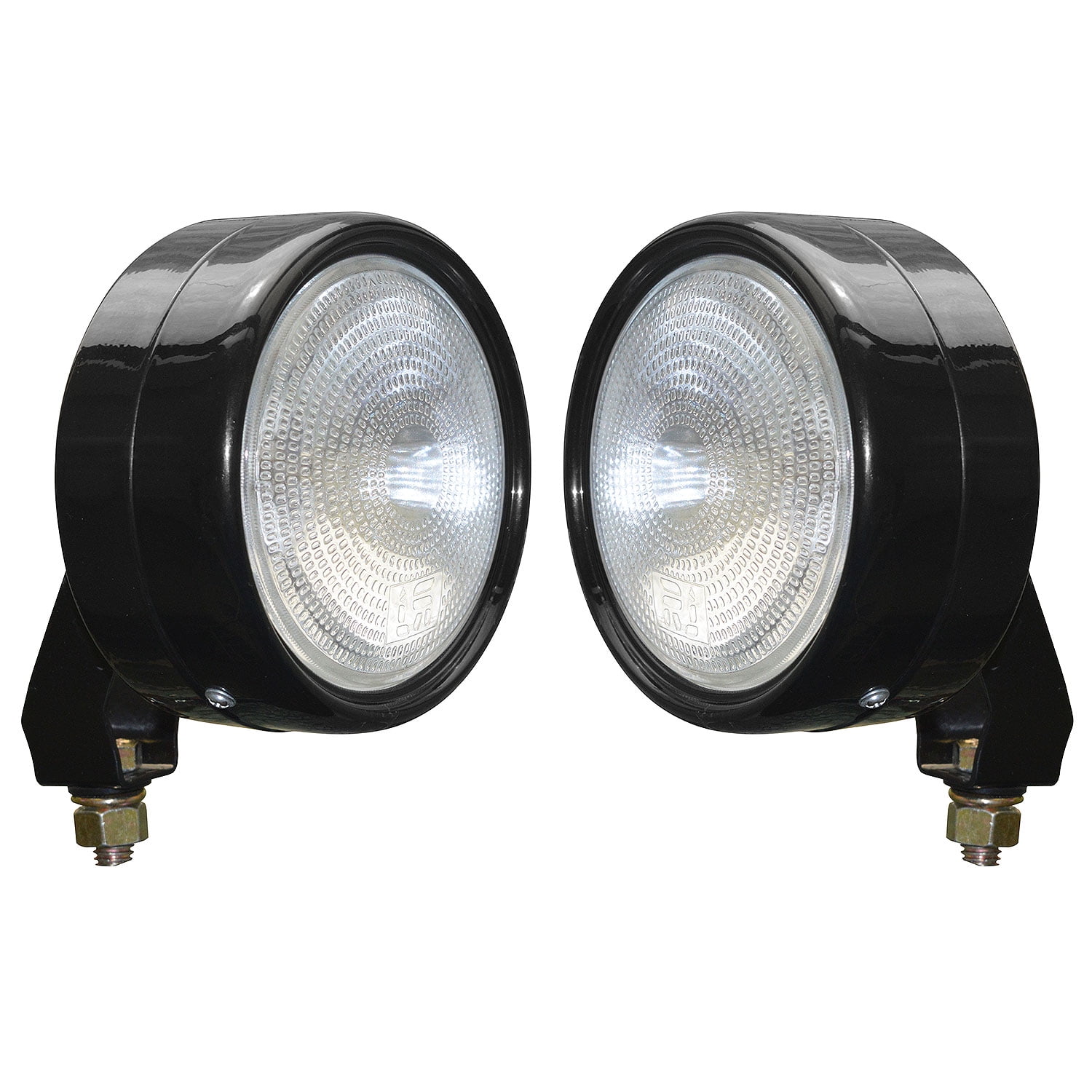 APSMOTIV Black 12 Volt Plough Lamp Assembles Set Plow Light with Switch ...
