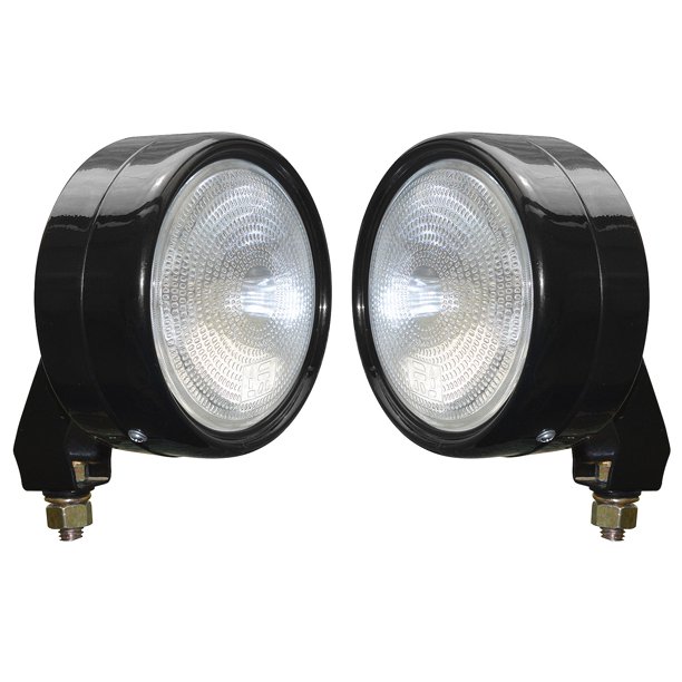 APSMOTIV Black 12 Volt Plough Lamp Assembles Set Plow Light with Switch ...