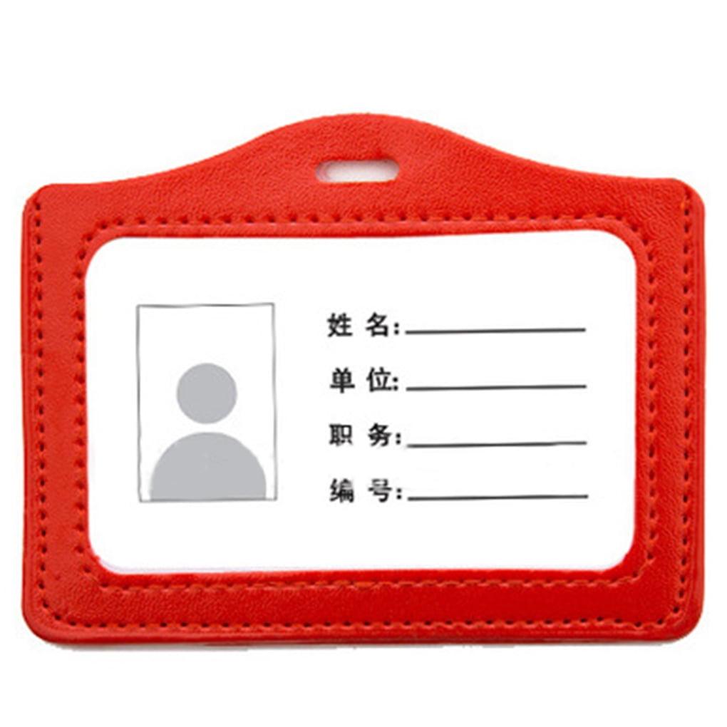 Braveheart Hanging Rope One Side Leather ID Cards Case Neck Strap Badge ...