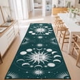 Area Rug 2x6ft Bohemian Sun Moon Texture Area Rugs for Kitchen Runner ...