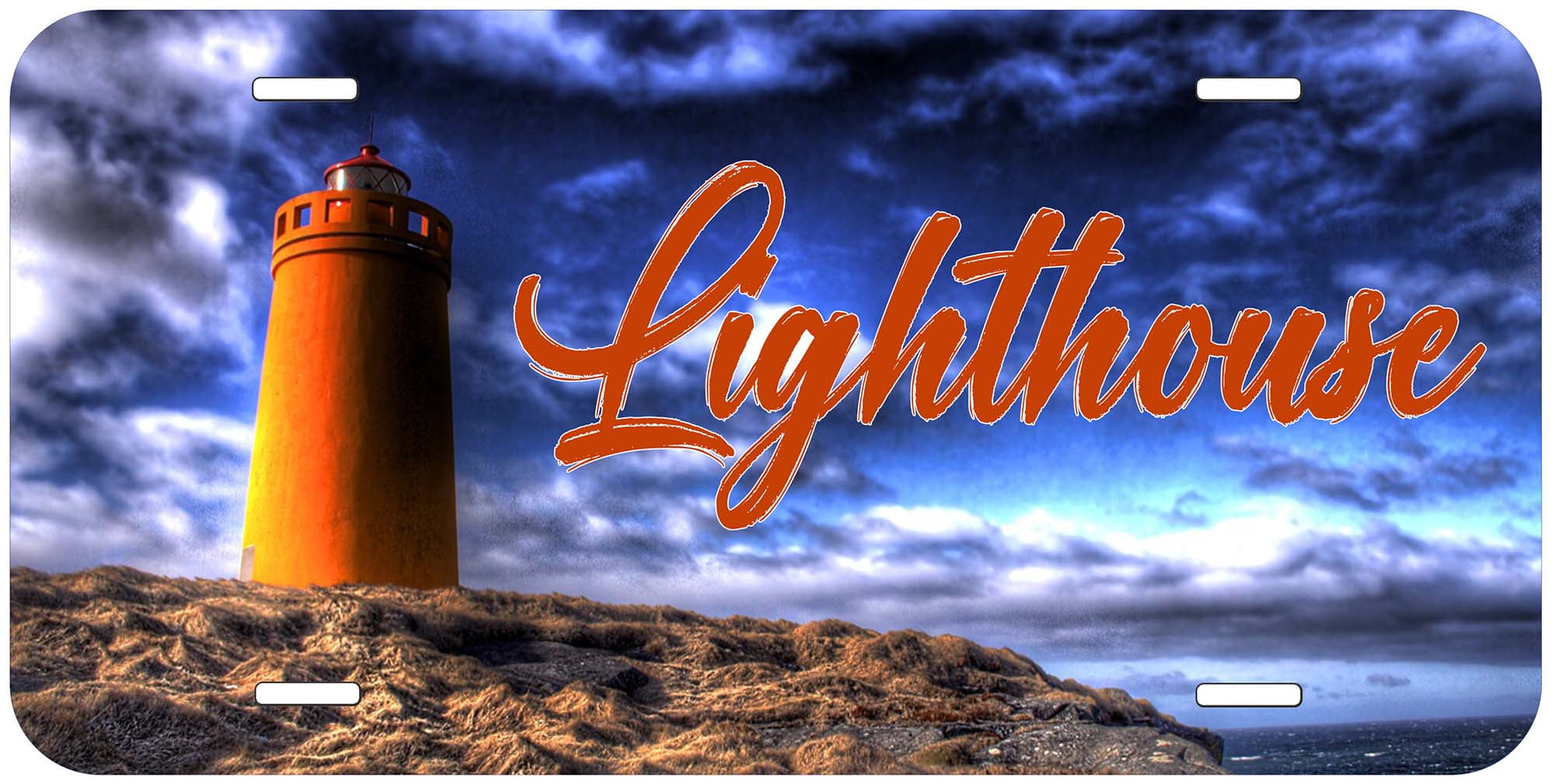 Lighthouse License Plate