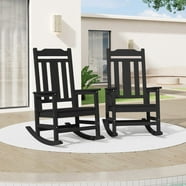 NALONE Weatherproof Outdoor Rocking Chair, HDPE Material, Patio Rocker ...