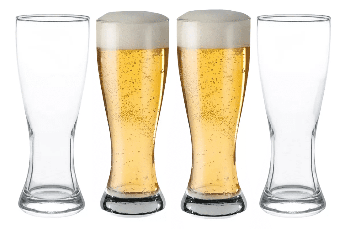Vasos Pilsner para Cerveza 590 ml Cocktail Corner | Set de 4 Vasos ...