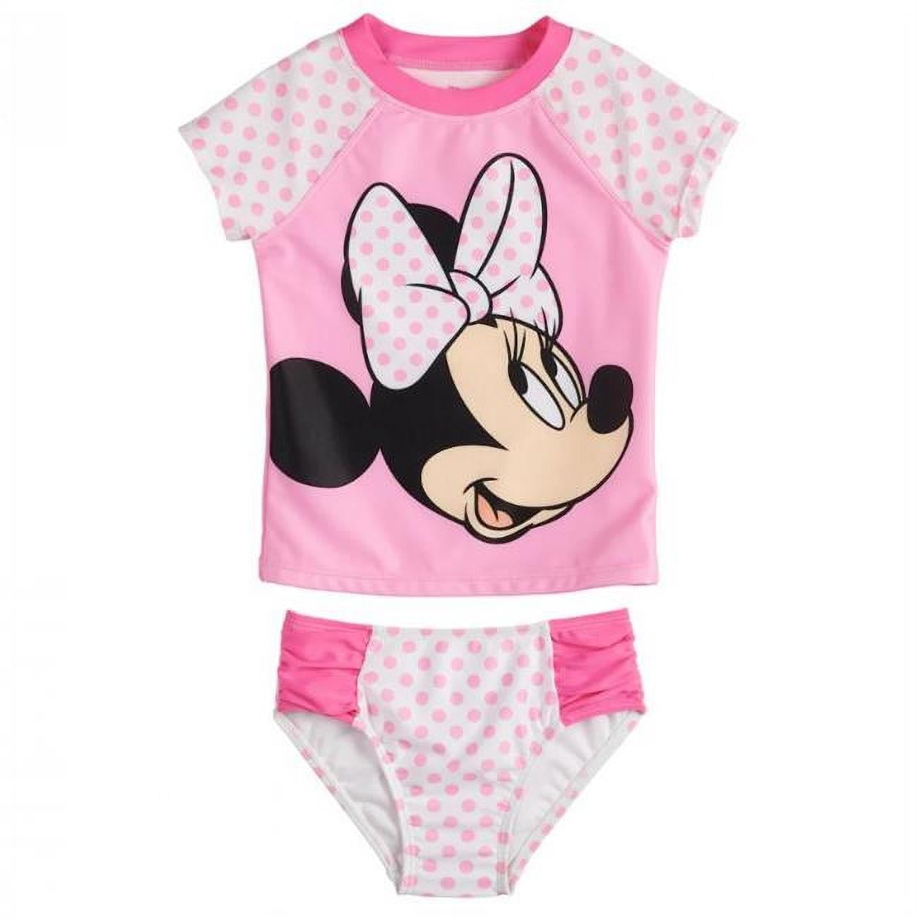 Disney Minnie Mouse Pink Polka Dots Toddler Tankini Set-Toddler 2T ...
