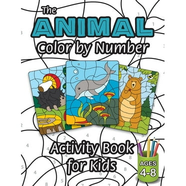 COLORED ANIMALS - Coloring Book For Kids (Paperback) - Walmart.com