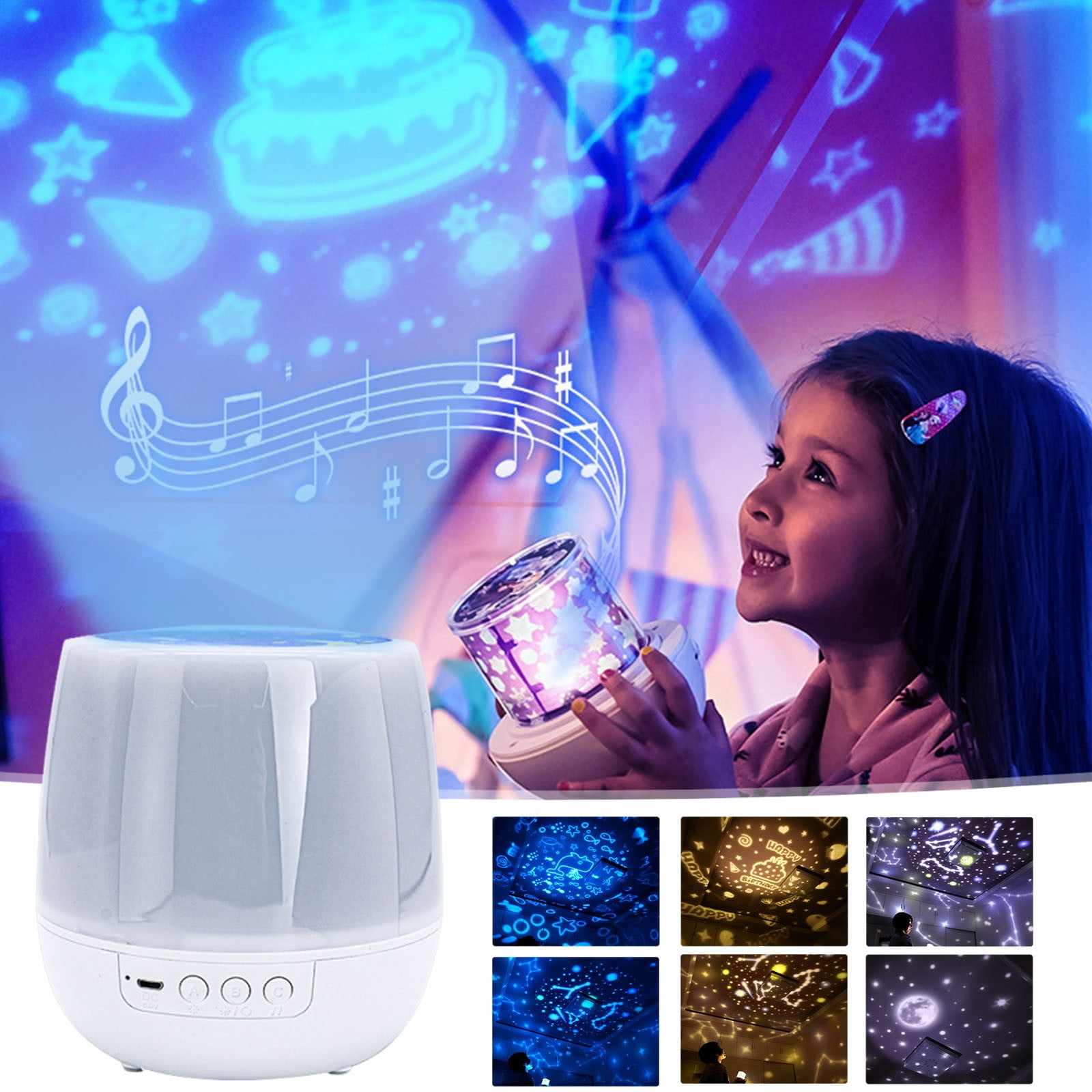 Click here for Jxmvoj Star Sky Projector Night Light With 8 Color... prices