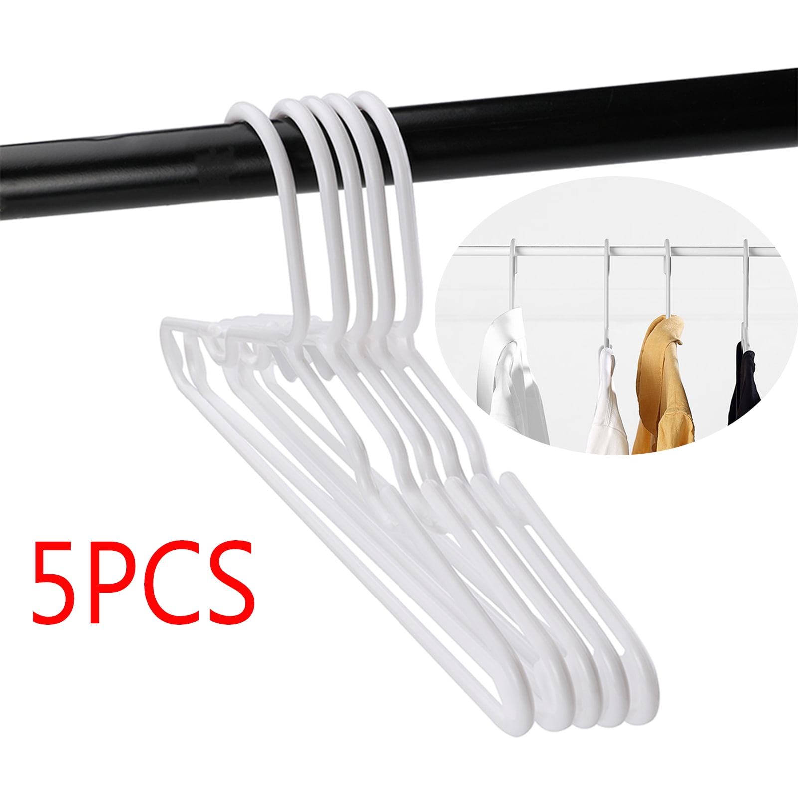 KKSQ Toddler Plastic Hangers Kids Hangers Nursery Home Baby Hangers ...