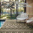 SIXHOME Outdoor Rug 9'x12', Waterproof Reversible Bohemian Geometric ...