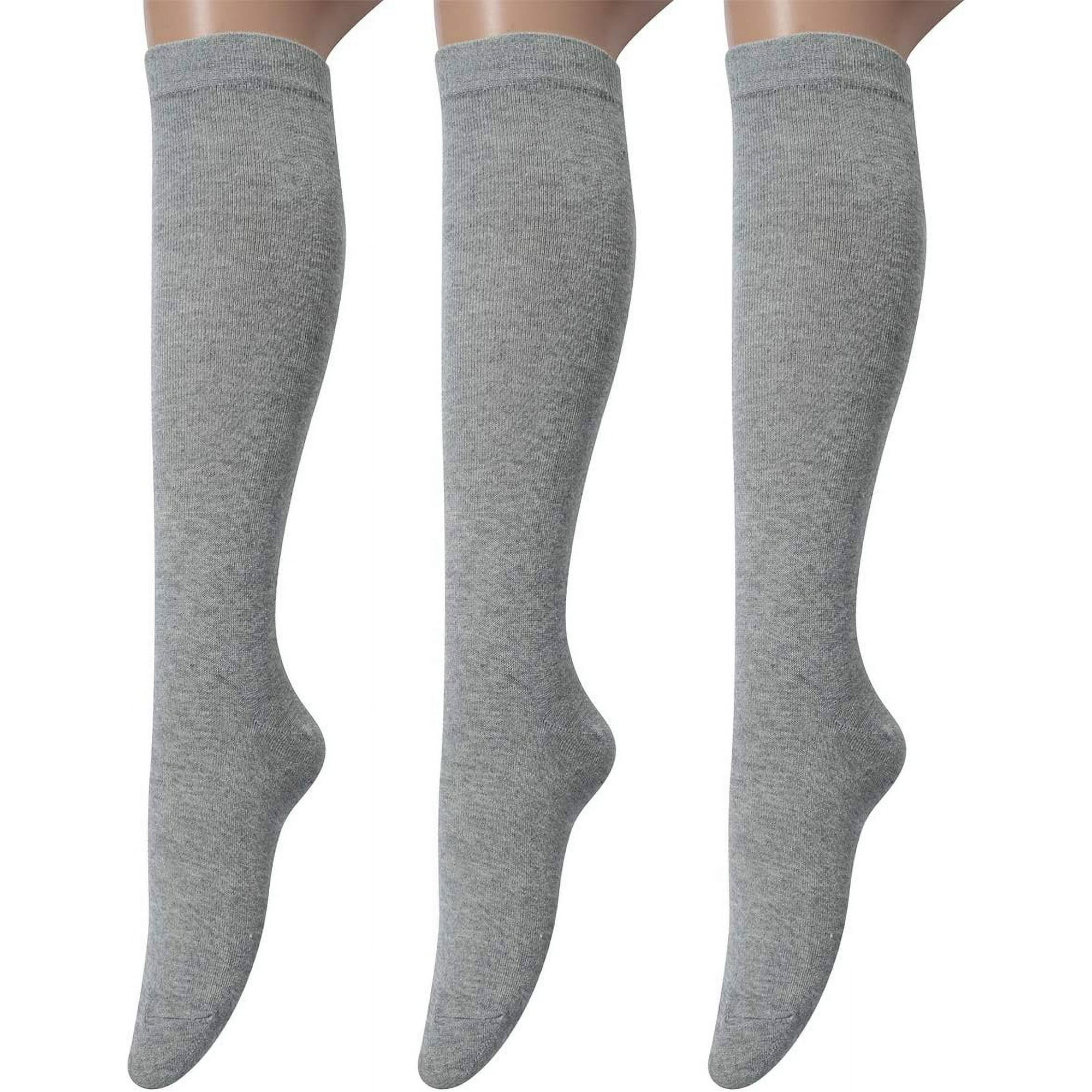 Click here for Salafire 3 Pairs Womens Cotton Opaque Knee High So... prices