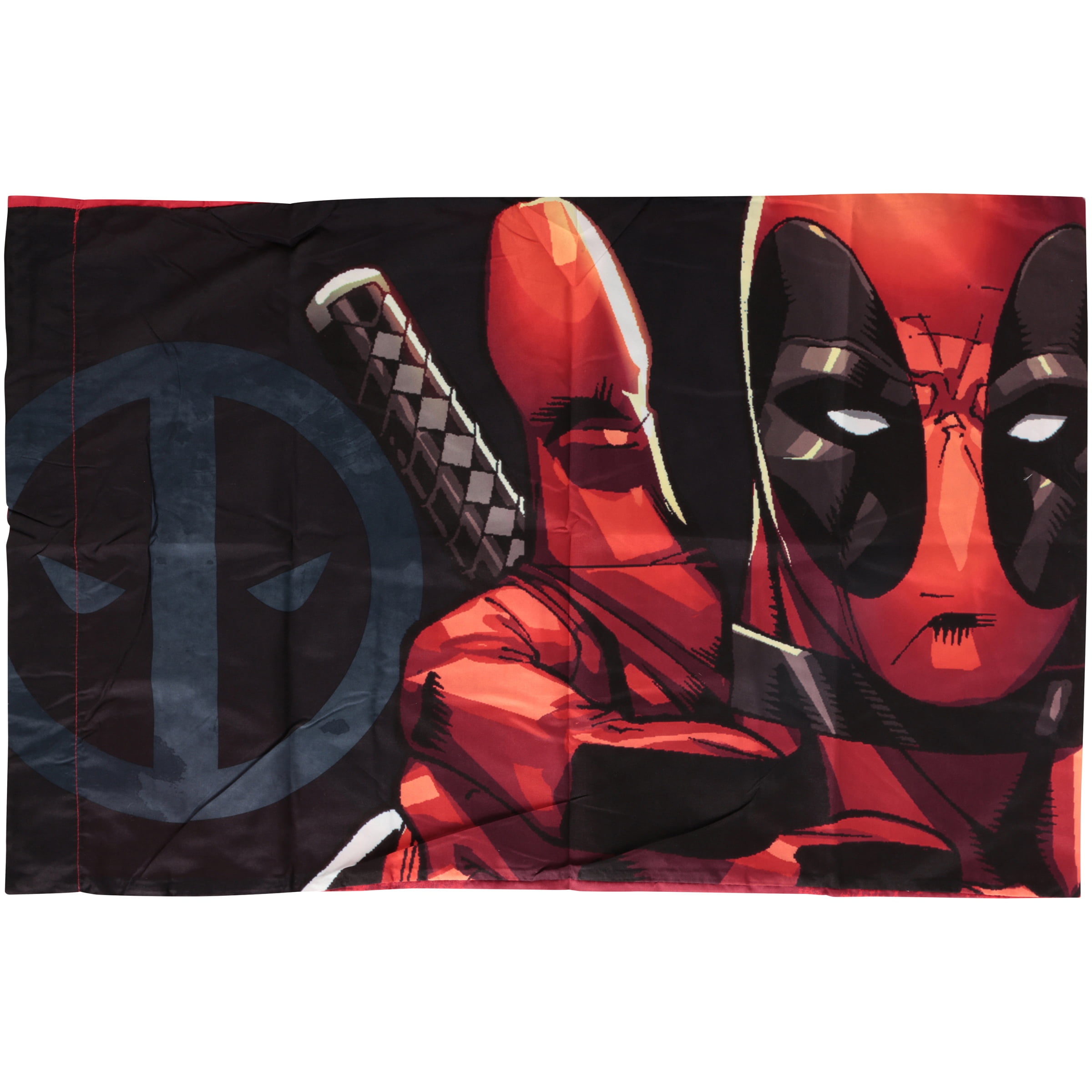 Marvel Deadpool Invasion Kids 4 Piece Full Sheet Set, 100% Microfiber