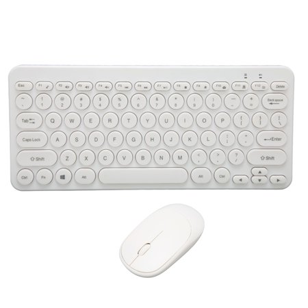 2.4G Keyboard Mouse Combo, Cordless Ergonomic Mouse And Keyboard, 78 ...