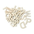 121 Piece Wood Letter Set by Make Market - Walmart.com