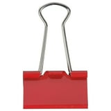 JAM Paper Colorful Medium Binder Clips, Red, 1 1/4 in,15/Pack - Walmart.com