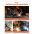 MIG Welder 160 Amp 4-in-1 Welding Machine - MIG/Flux Core/Stick/TIG ...