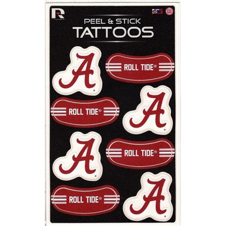 Alabama Crimson Tide Peel & Stick Temporary Tattoos | Walmart Canada