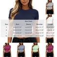 ByworldtasicNo Boundaries Womens Short Sleeve Crop Top Crew Neck Y2K ...