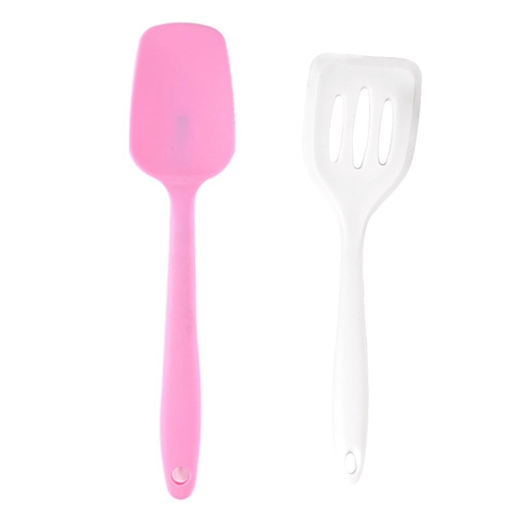 2 Piece Mini Kitchen Utensil Set- Silicone Kitchen Tools with Spatulas ...