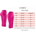 Cadmus Womens Workout Pant 20 High Waist Compression Leggings Capri