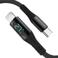 100W Digital Display Double Type C Charging Cable Widely Used For ...