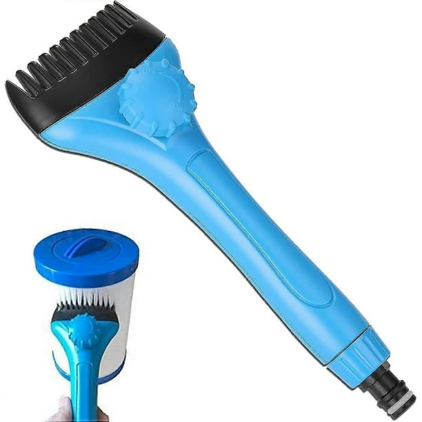 Pool Filter Clean Brush, 25cm Handheld Jet Cleaner Pool Filter ...
