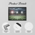 Aarocafa – Stadium Football Field Art (Black Plastic Frame) | Viral ...