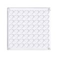 Acrylic Organizer, 64 Round Grid Clear Acrylic Magnetic Transparent ...