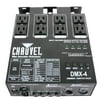 Chauvet DMX-4 4 Channel DMX-512 DJ Dimmer/Switch Relay Pack Light ...