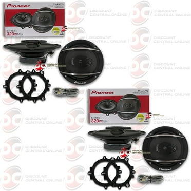 Pioneer TS-A1677S A-Series 6.5" 3-Way Coaxial 320 Watts Peak Power Car Audio Speakers - Walmart.com