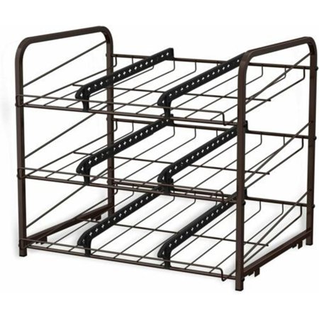 2 Pack Stackable 3 Tier Can Rack Organizer Kitchen Food Can Storage ...