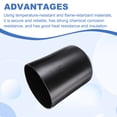 2 Pack Heat Shrink End Cap 70mm ID x 100mm L 1.5:1 Ratio Heat Shrink ...