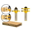 Yonico 3 bit undersize plywood dado router bit set - 1/4" shank ...