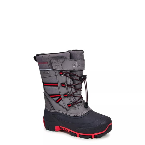Elements Youth Boys' Toggle Waterproof Winter Boot - Walmart.ca