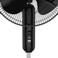 Holmes 16" Oscillating 3 Speed Manual Stand Fan Black - Walmart.com