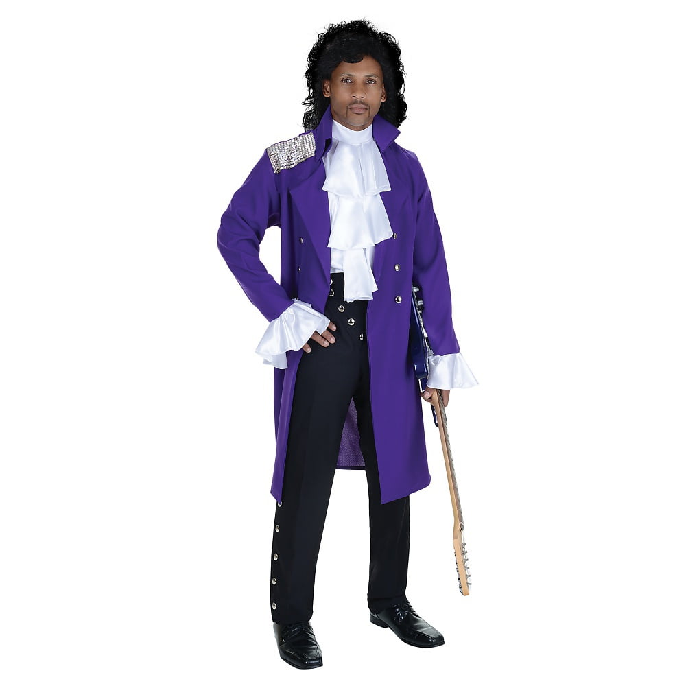 Underwraps Purple Pop Star Men's Halloween Fancy-Dress Costume for ...