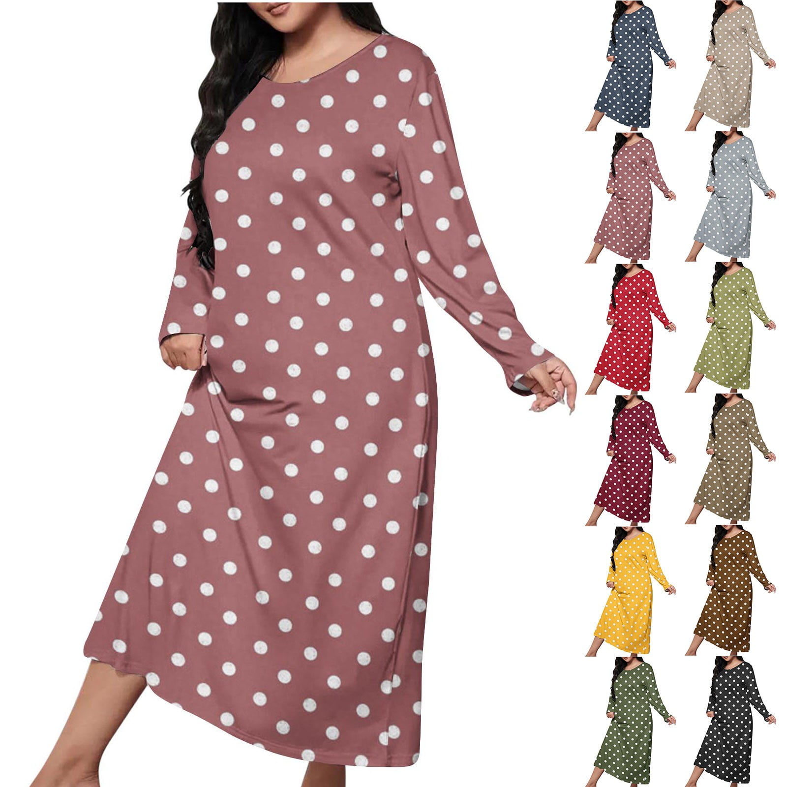 Click here for Wiyuqeen Plus Size Nightgowns For Women Long Sleev... prices
