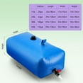 FIMEI 29 Gallon Water Storage Bladder, Collapsible PVC Tank, 110L ...