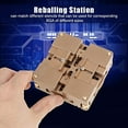 HT-90X BGA Reballing Station Reball Kit Aluminium Alloy Auto Magnet Stencil Solder Rework Table ...