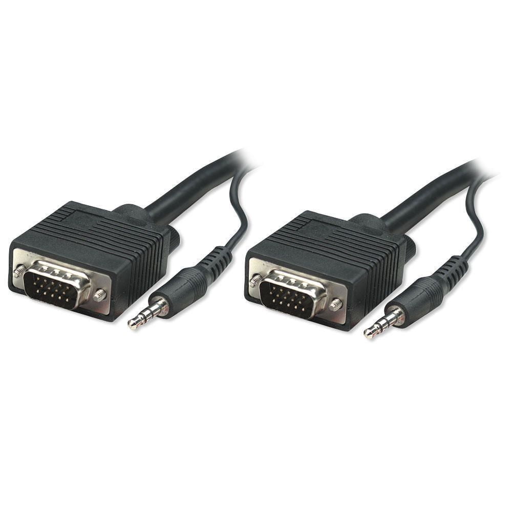 Blue Diamond Svga Cable Mm With Audio - 50ft  Bk