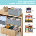 DIMJ Drawer Organiser Set Large MultiPack 7 Pack Grey - Walmart.com