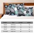 Abstract Boho Throw Pillow Covers 16 x 16 Inch Pillow Covers Set of 2 ...