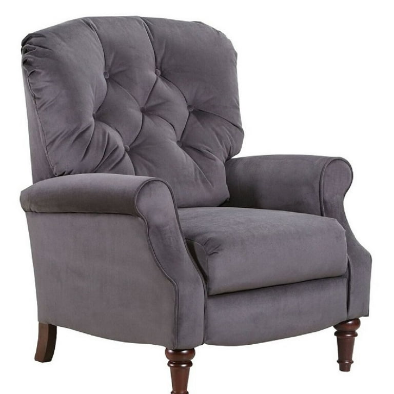 Lane Belle Push Back High Leg Hide A Chase Recliner Walmart