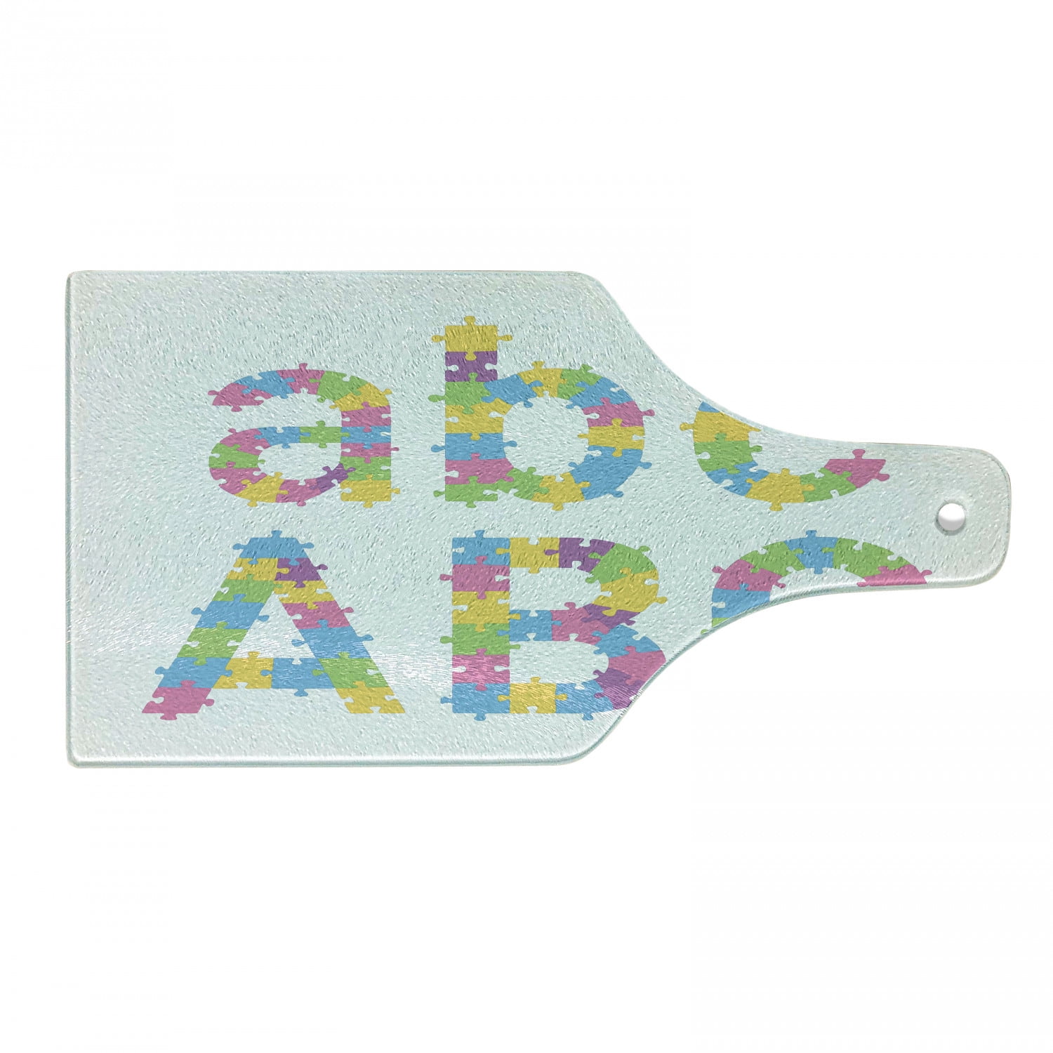 ABC Puzzle Cutting Board, Alphabet Learning Themed Childish Jigsaw ...