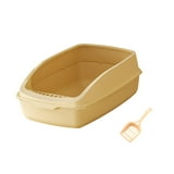 Fzaqwen Cat , Pet Bedpan, Large Cat Sand Box with High Side, Kitten ...