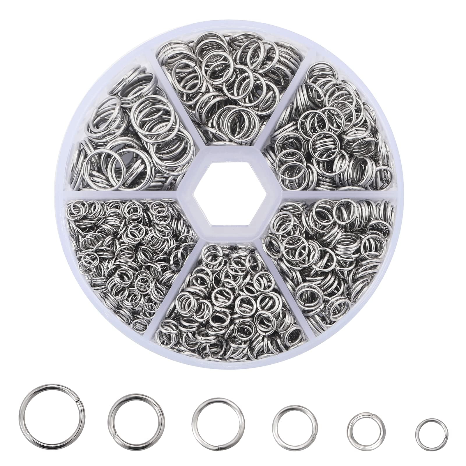 304 Stainless Steel Jump Rings for Jewelry Making Supplies Open Jump ...