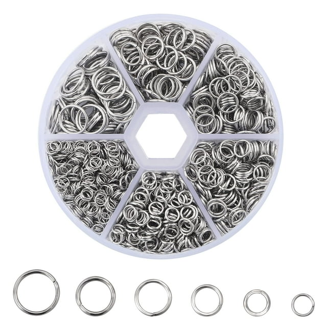 304 Stainless Steel Jump Rings for Jewelry Making Supplies Open Jump ...