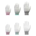 12 Pair Lightweight Breathable Antistatic Protective Gloves with for ...