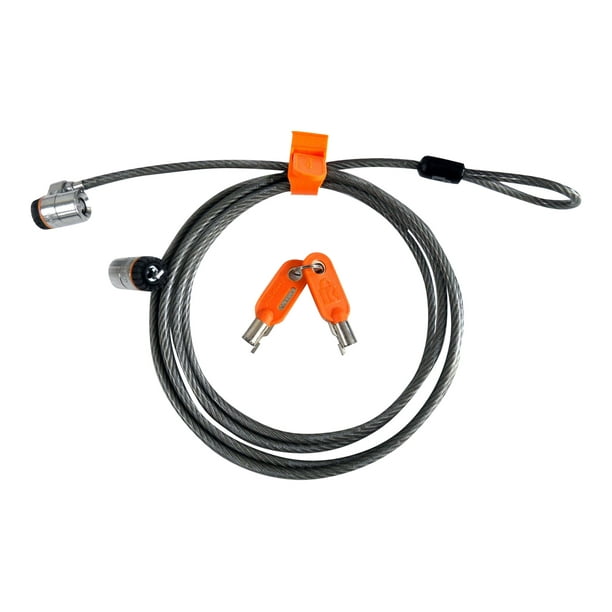 Kensington MicroSaver Keyed Twin Notebook Lock - Security cable lock ...