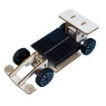 Kokiya DIY Mini Solar Racing Car Toy Classroom Teaching Wooden Car ...